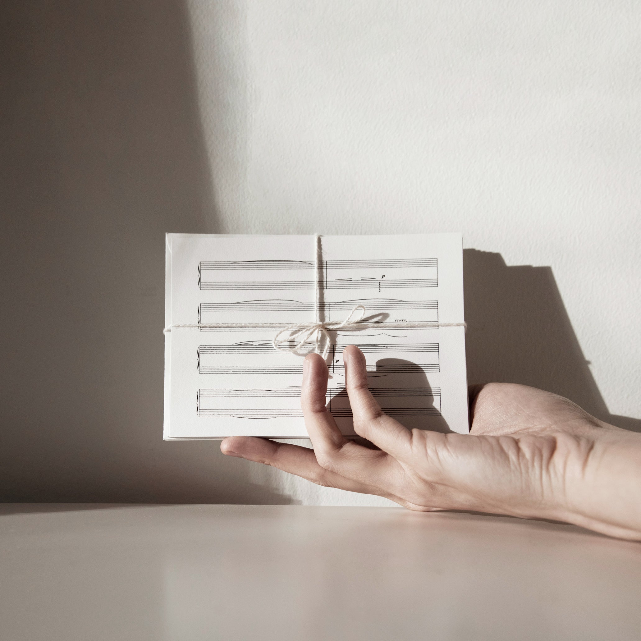 Empty Score Assorted Blank Note Card Set | Opus Haus